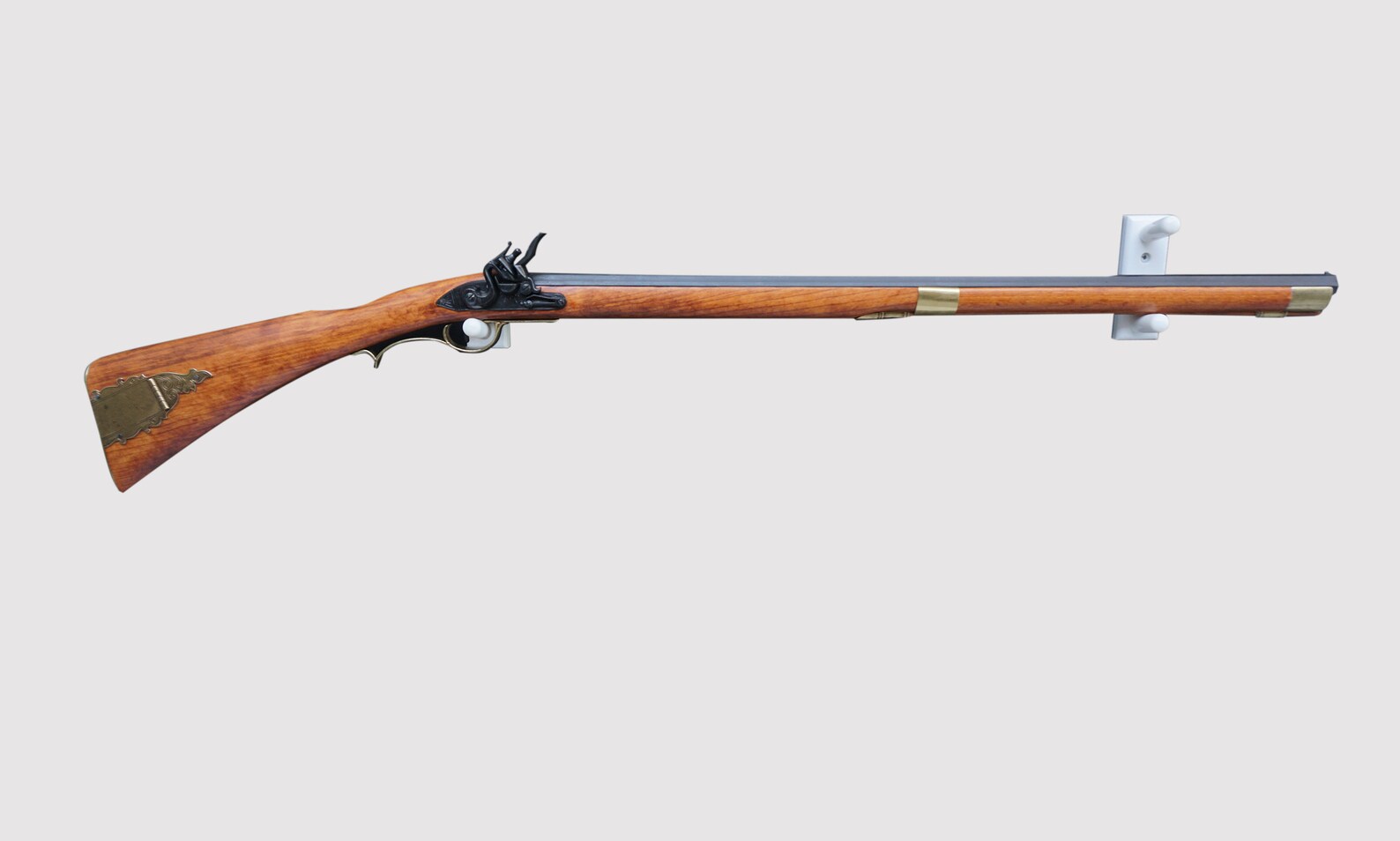 Horizontal Wall Mount for a Musket Rifle, Walnut (made in the USA) - Etsy
