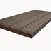 Outdoor Intermediate Door Step, Trex Outdoor Decking, Brown, 48" Long X ...