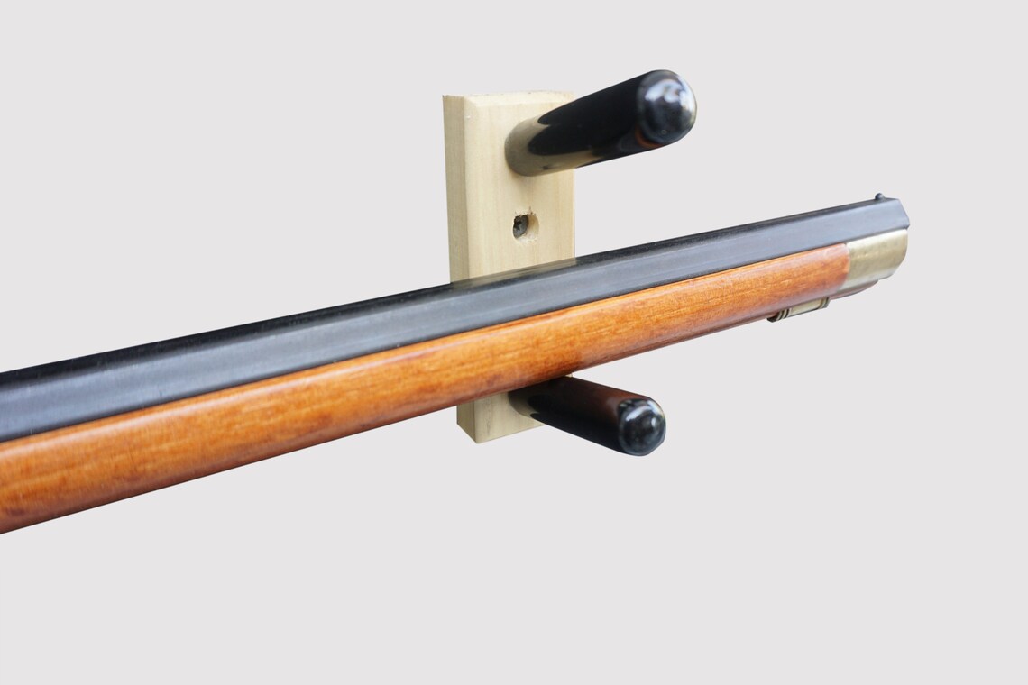Horizontal Wall Mount for a Musket Rifle Poplar made in the - Etsy