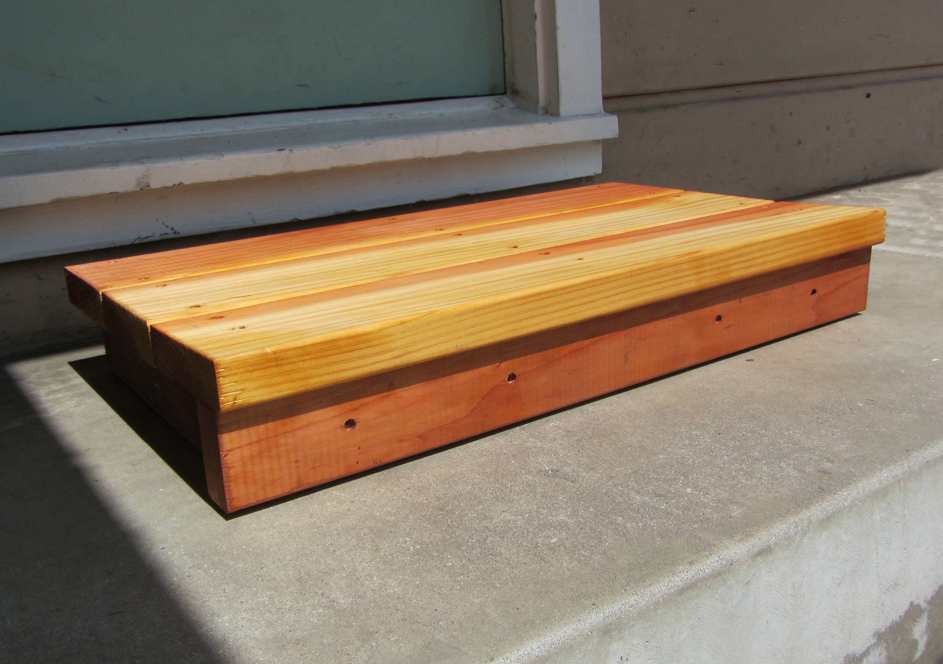 Outdoor Intermediate Step, 5.25 Tall, Redwood made in the USA - Etsy