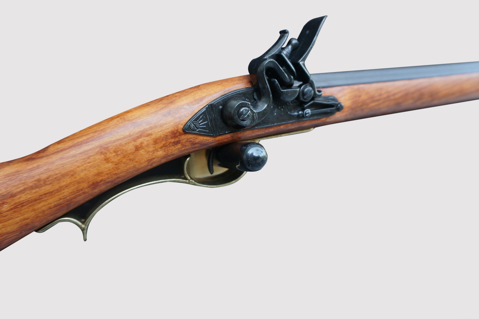 Horizontal Wall Mount for a Musket Rifle Poplar made in the - Etsy
