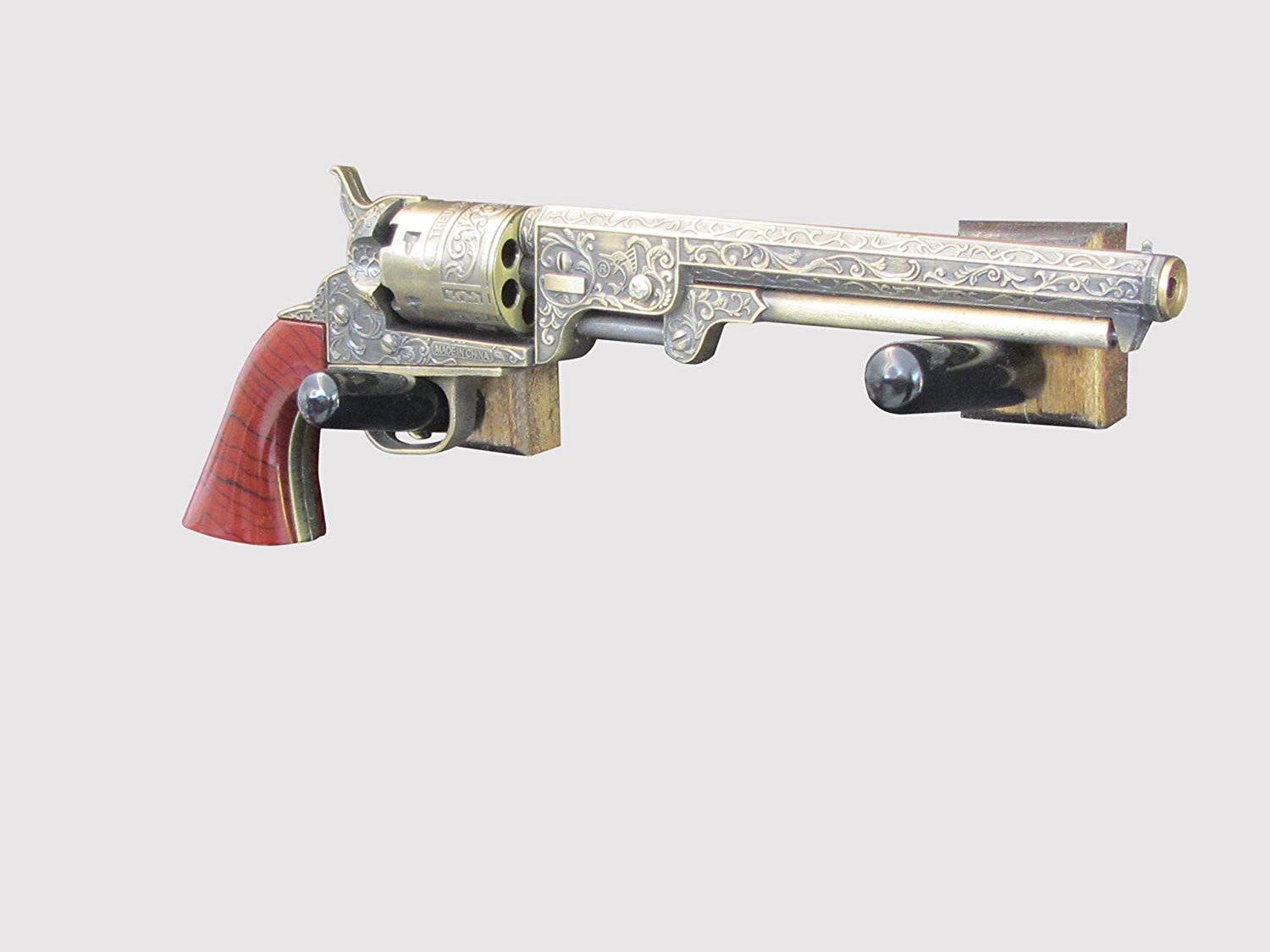 Horizontal Wall Mounts for a Civil War Revolver (made in the USA) (aged ...