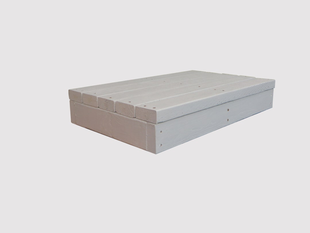 Outdoor Intermediate Step, 5.25" Tall, Redwood-white (made in the USA ...