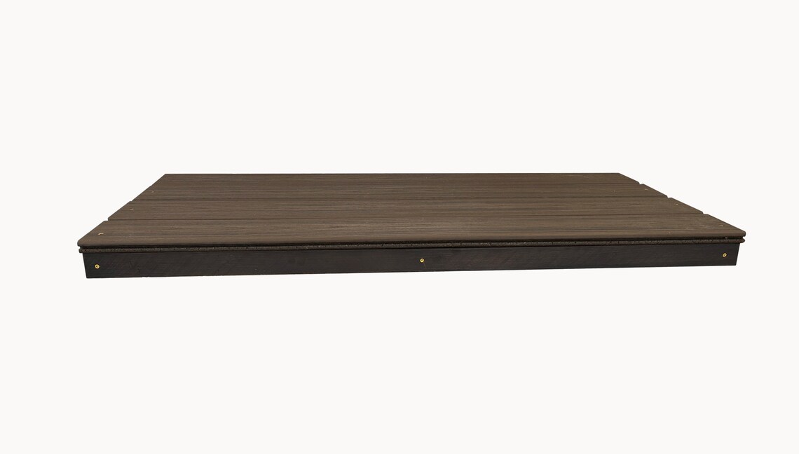 Outdoor Intermediate Door Step, Trex Outdoor Decking, Brown, 48" Long X ...