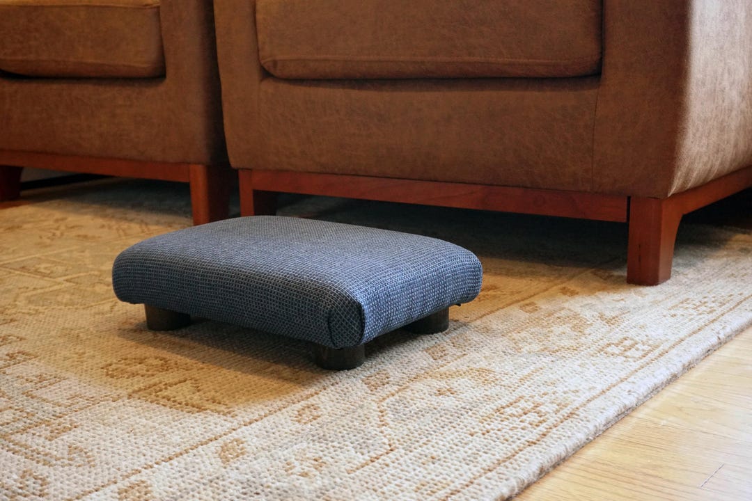 Padded Foot Stool, 3" Tall, (made in the USA) (himalayan Blue) - Etsy