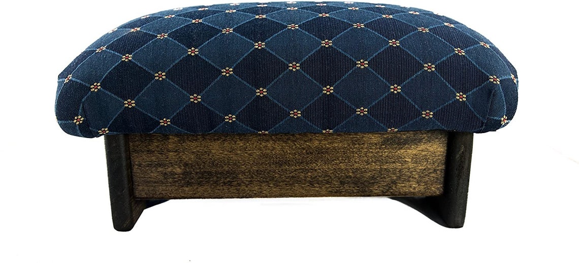 Padded Foot Stool 7 Tall Luxury Fabrics made in the - Etsy