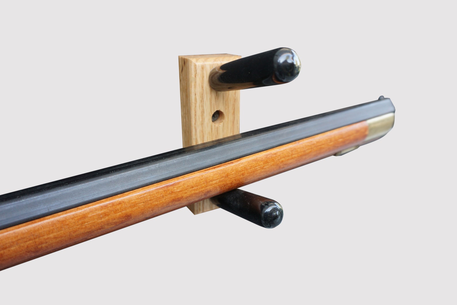 Horizontal Wall Mount for a Musket Rifle, Oak made in the USA - Etsy
