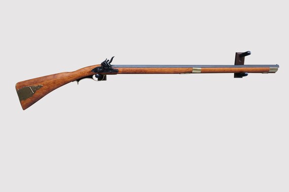 Horizontal Wall Mount for a Musket Rifle Brown made in the - Etsy