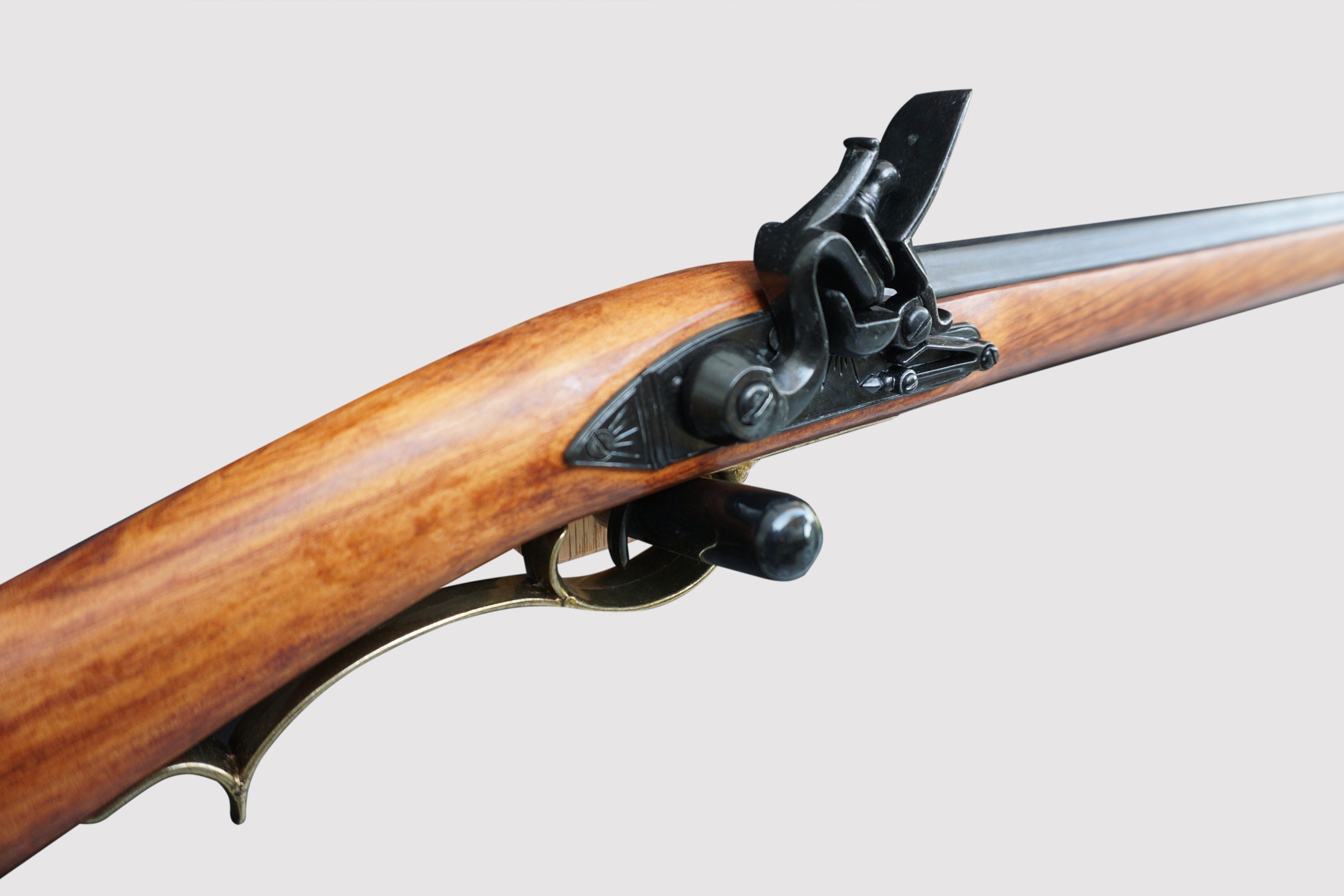 Horizontal Wall Mount for a Musket Rifle, Oak (made in the USA) - Etsy