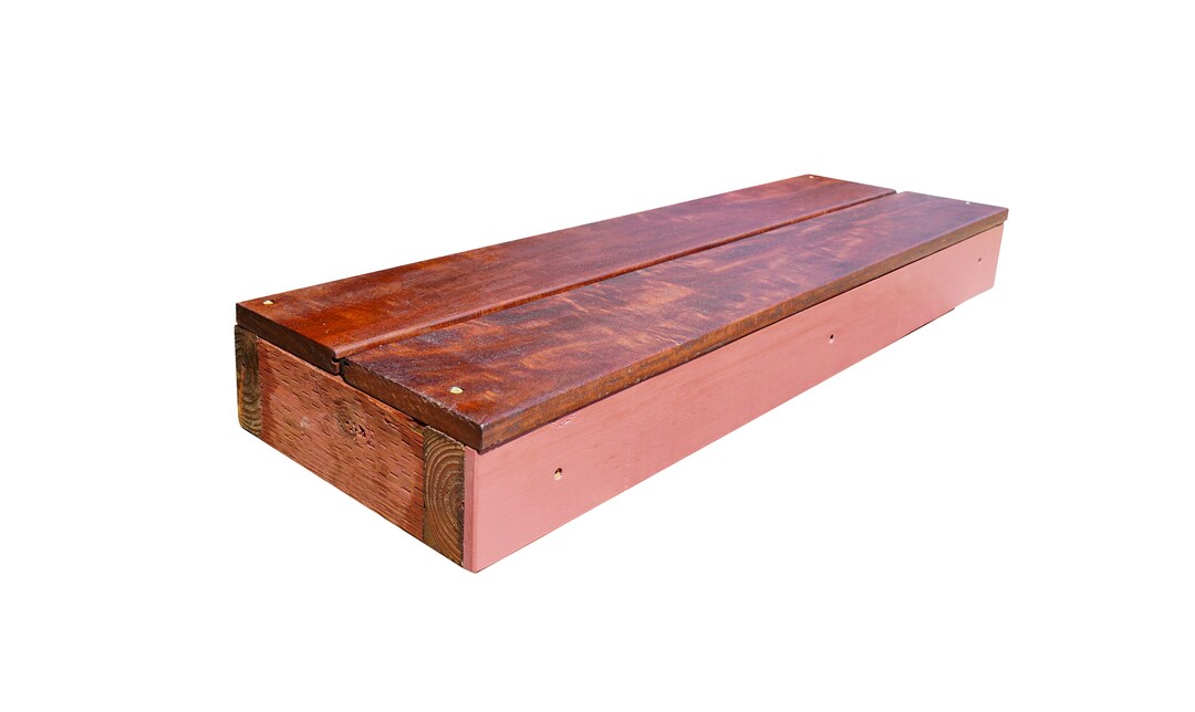 Outdoor Intermediate Step, 36" Long, 11 1/4", 5 1/4" Tall, Ironwood ...