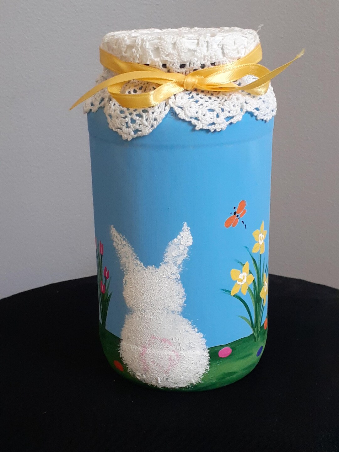 Funny Bunny Jelly Bean Jar - Etsy