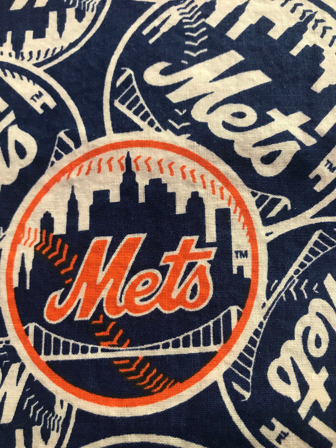 New York Mets Fabric - Etsy