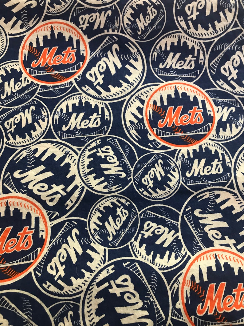 New York Mets Fabric - Etsy