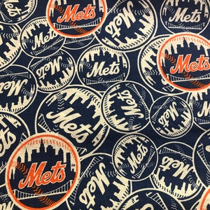 New York Mets Fabric - Etsy
