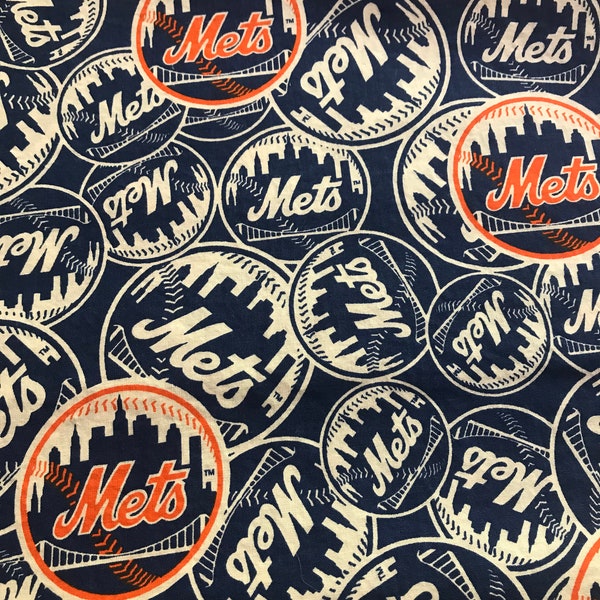 New York Mets Fabric - Etsy