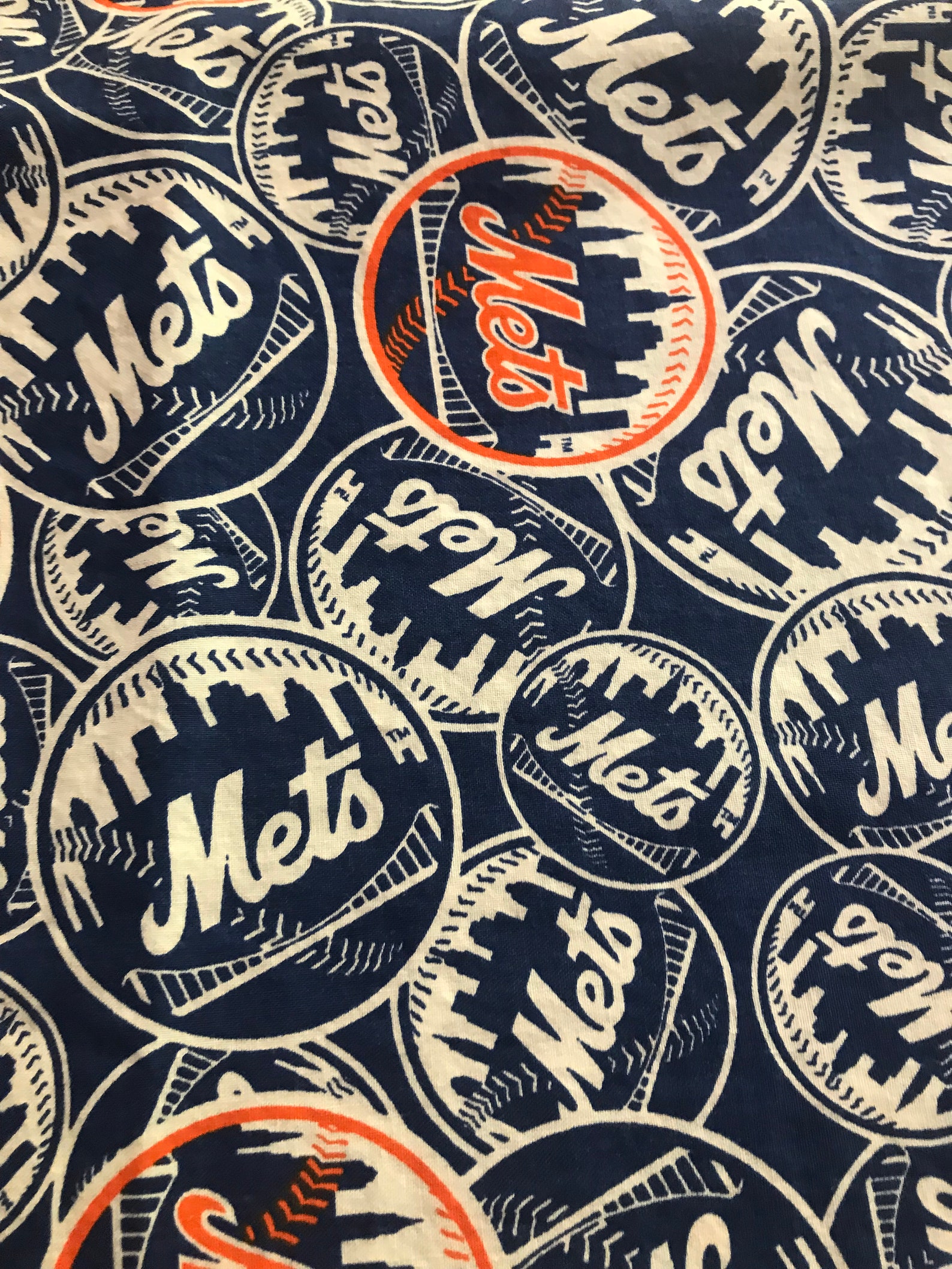 New York Mets Fabric - Etsy