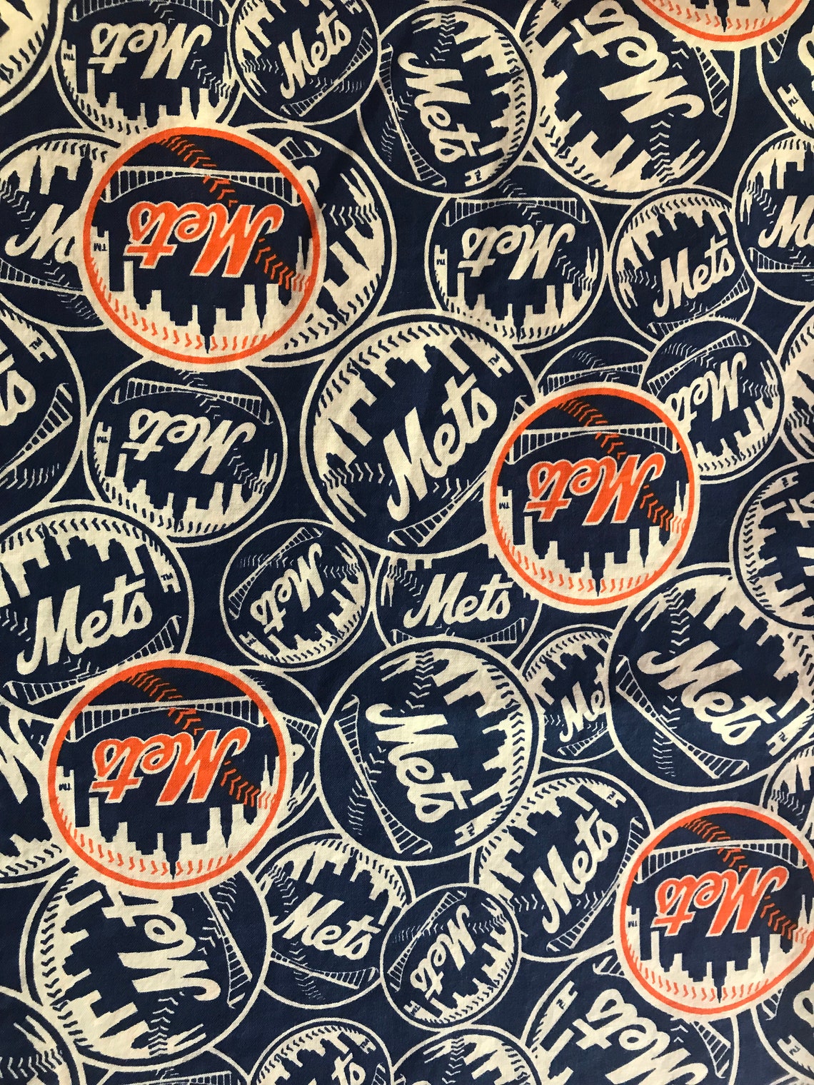New York Mets Fabric - Etsy