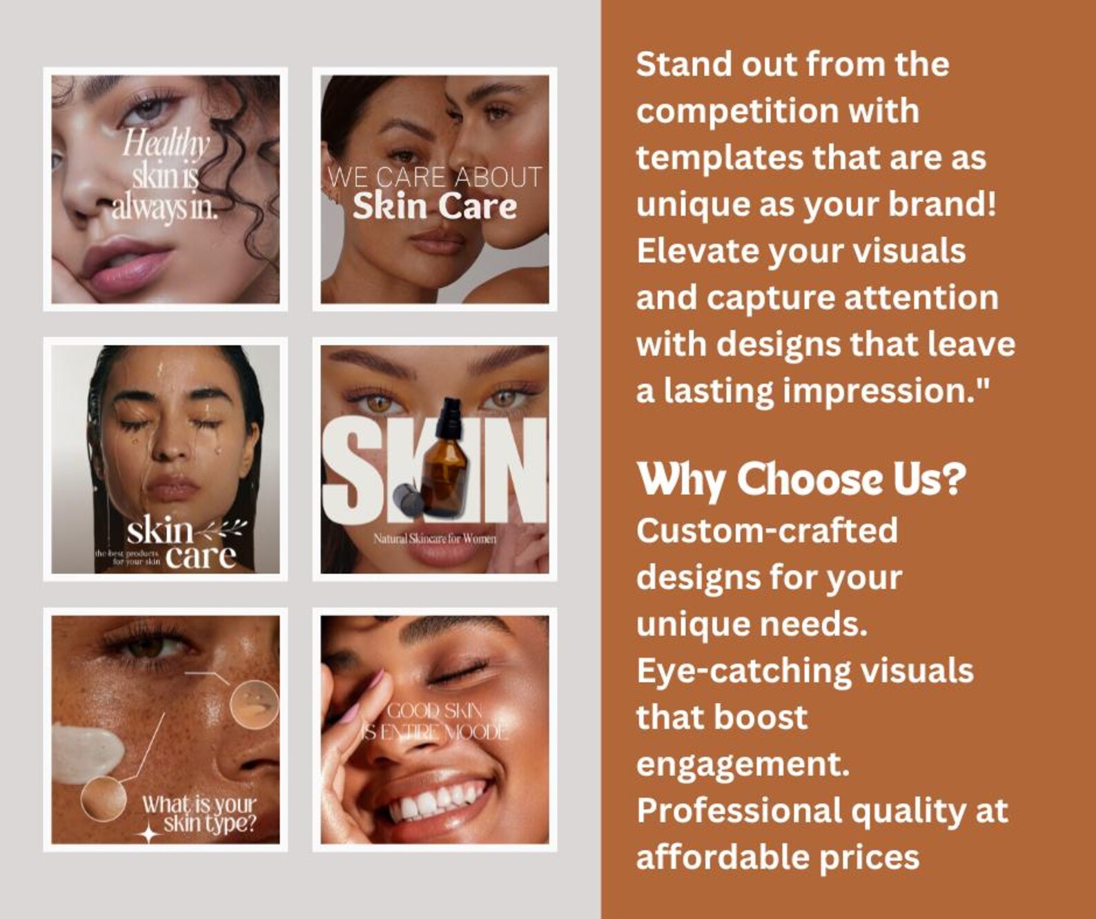 Skincare Instagram Templates, Esthetician Instagram Template, Skincare ...