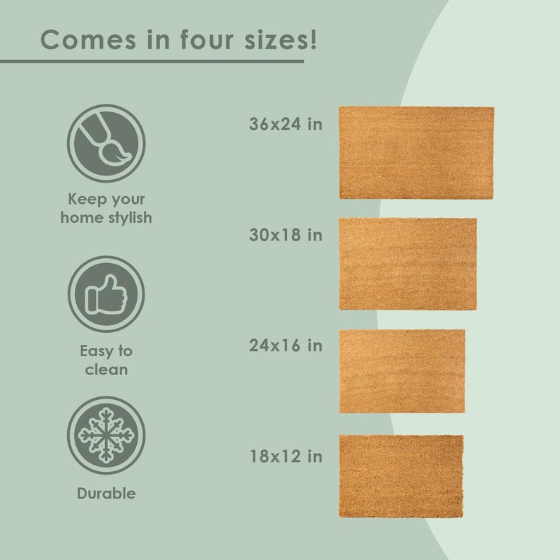 Christmas Decor | Christian Bible Quote Decor | Nativity Doormat ...