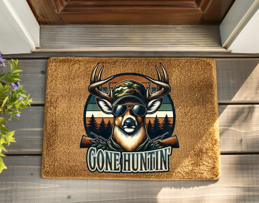 Hunting Country Home Decor | Deer Hunting Doormat | Housewarming Gift ...
