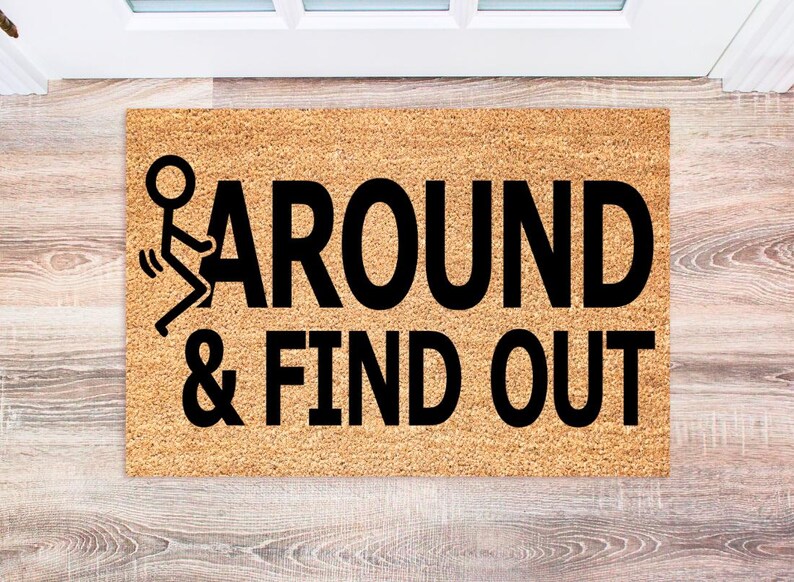 Fuck Doormat, Funny Welcome Mat, Rude Door Mat, Housewarming Gift ...