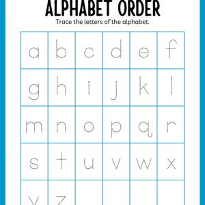 108 Printable Uppercase and Lowercase Alphabet Tracing Worksheet With ...