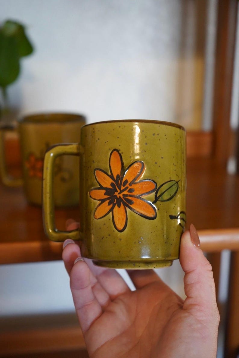 Vintage Pair of Fred Roberts Songbird Mugs. - Etsy