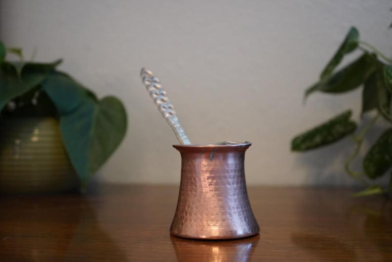 VINTAGE Turkish Copper Cevze/coffee Pot. - Etsy
