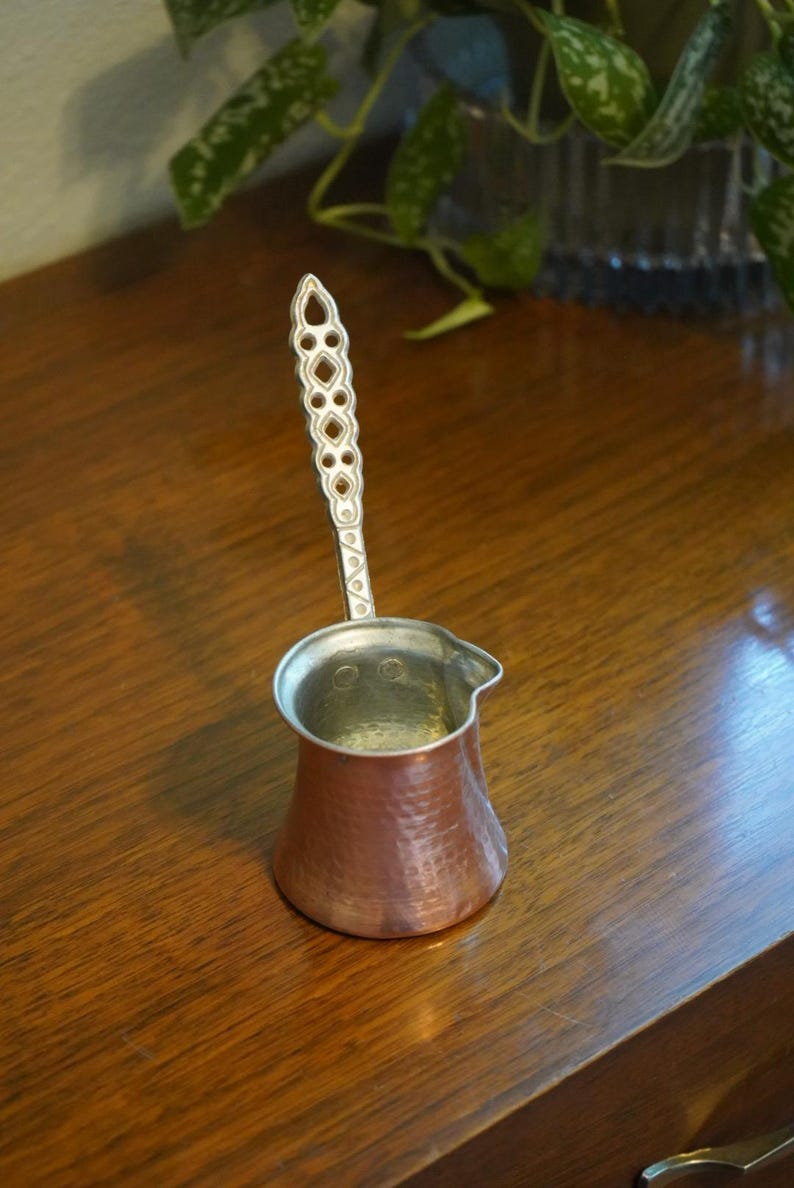 VINTAGE Turkish Copper Cevze/coffee Pot. - Etsy