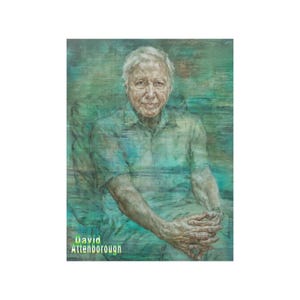 Sir David Frederick Attenborough Painting Portrait by Jonathan Yeo ...