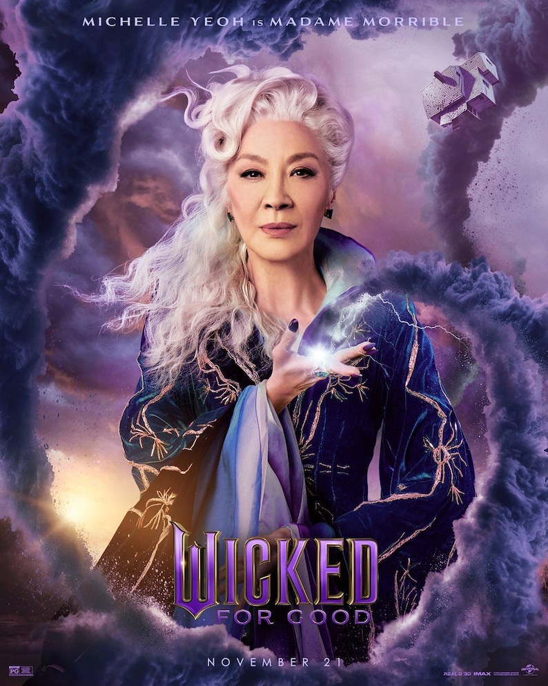 Wicked for Good 2025 - Character and New Posters - Cynthia Erivo and ...