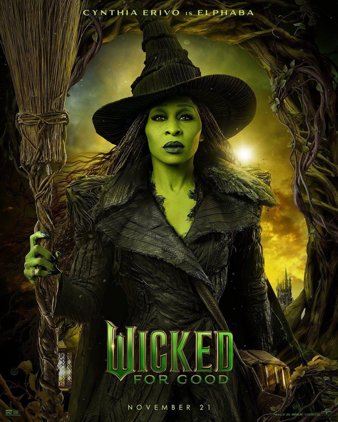 Wicked for Good 2025 - Character and New Posters - Cynthia Erivo and ...