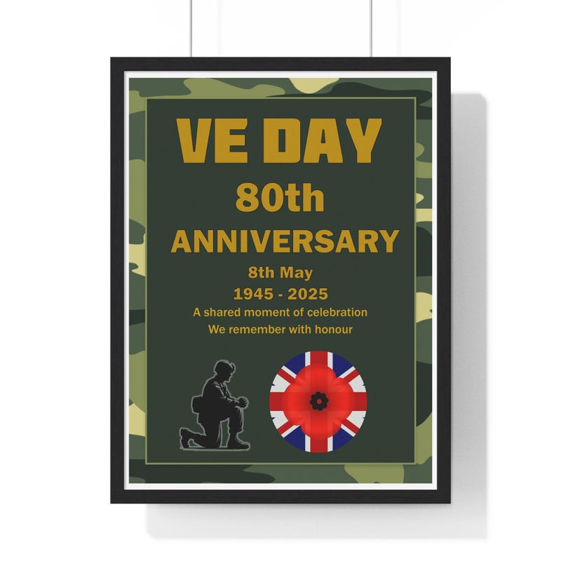 Ve Day Posters - Etsy UK