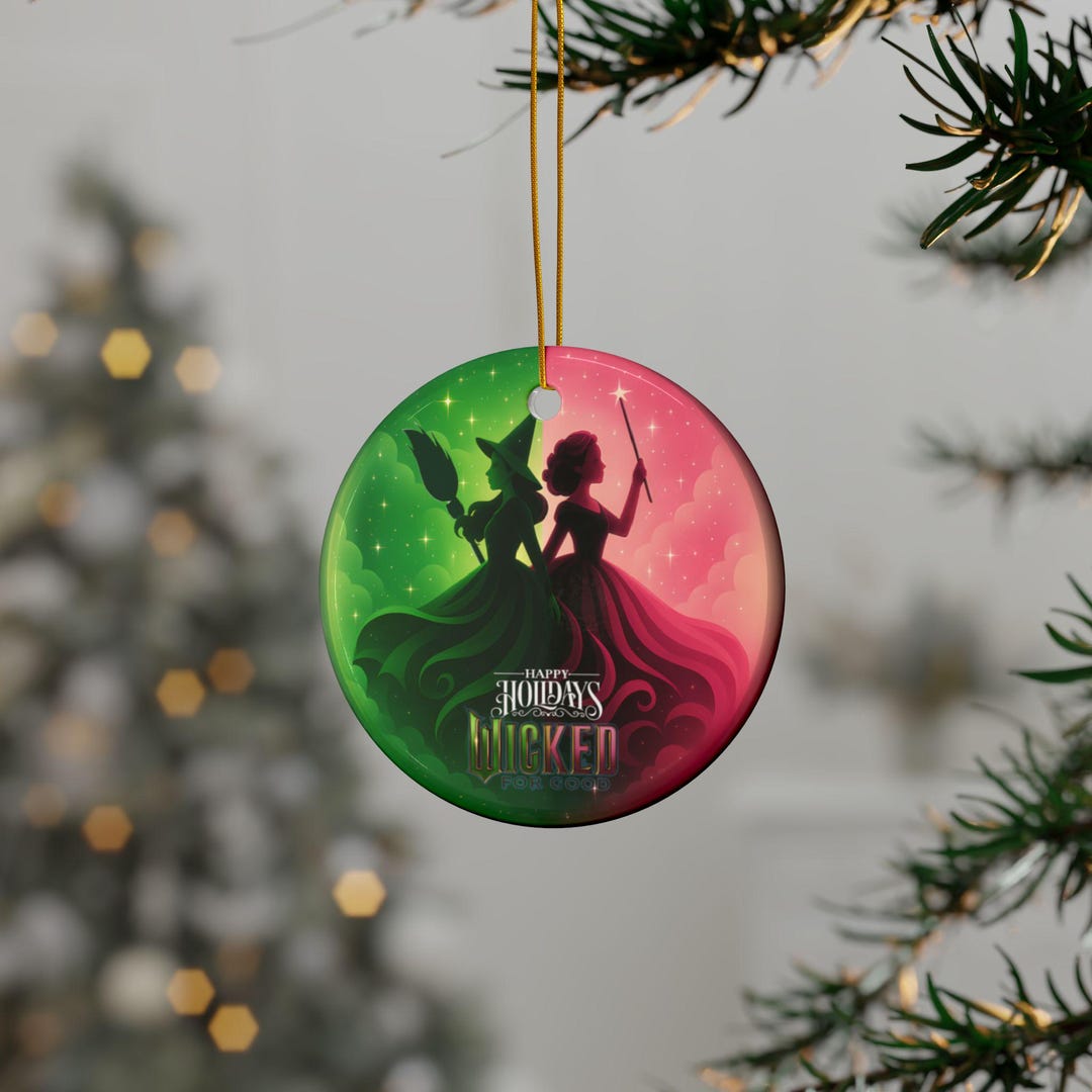 Wicked Christmas Ornament - Wicked for Good 2025 Inspired Magical ...