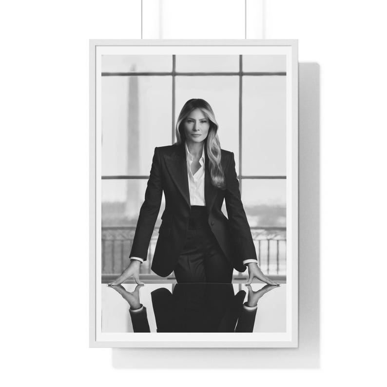 Melania Trump - 2025 Official Portrait for Second Term as First Lady of ...