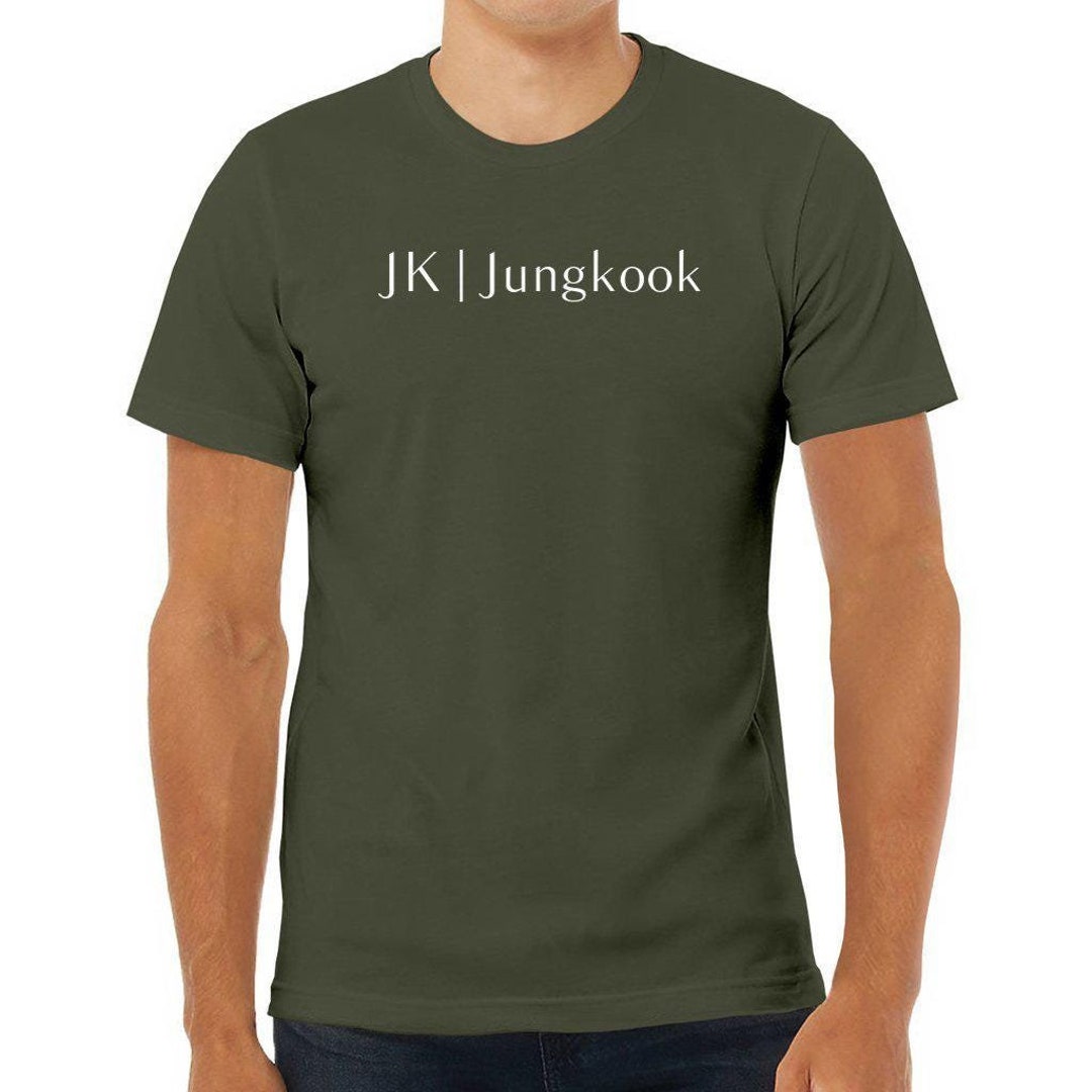 JK Jungkook BTS light Colors Unisex Jersey Tee - Etsy