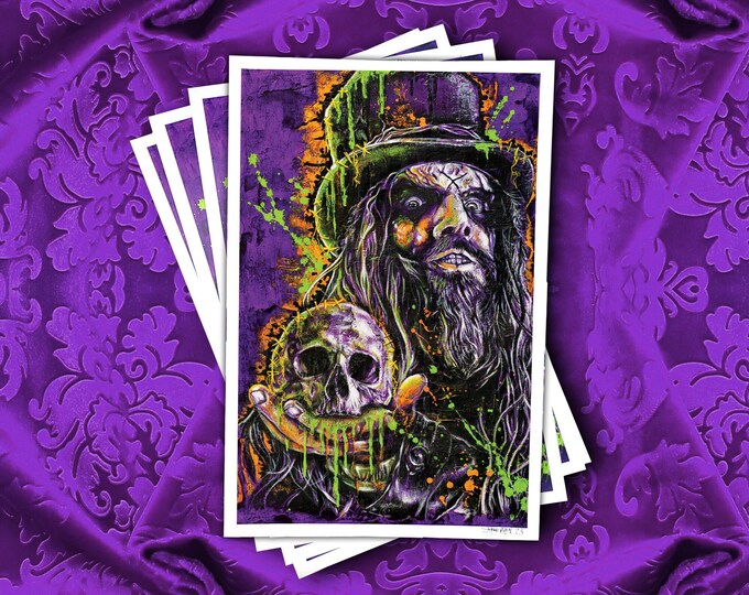 Rob Zombie Art Print/poster - Etsy