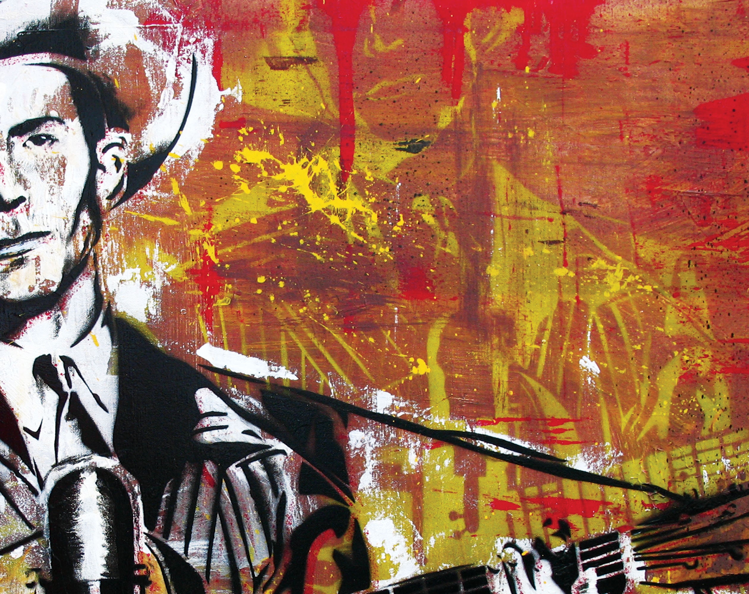 Print 18x12" - Hank Williams Sr. - Ramblin' Man - Country Music Legend ...