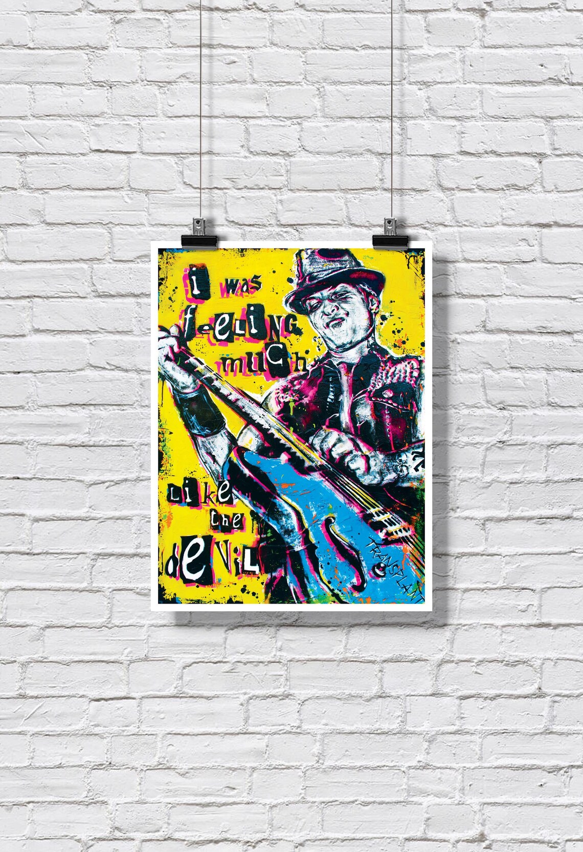 Poster Print 18x24 Tim Armstrong Rancid the - Etsy