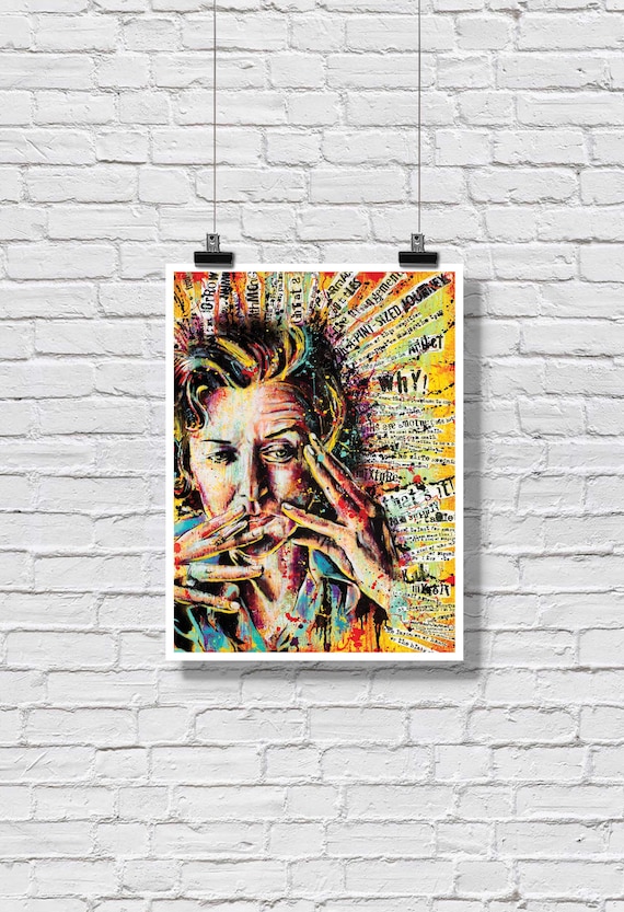 Poster Print 18x24 Anne Sexton Queen of This - Etsy