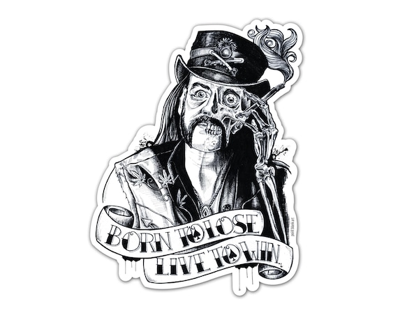 Vinyl Sticker Lemmy Kilmister Motorhead approx. 3.25 X | Etsy