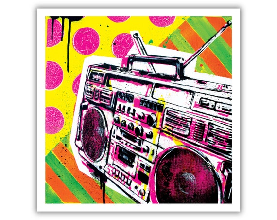 Ghetto Blaster Art