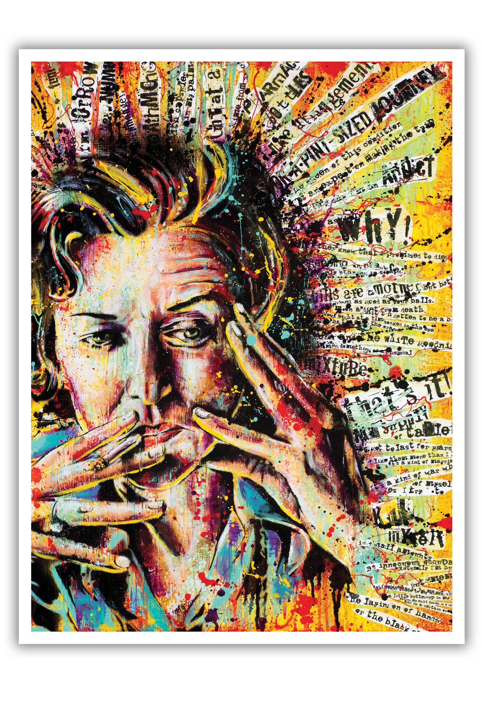 Poster Print 18x24" - Anne Sexton - Queen of This Condition - Poet ...