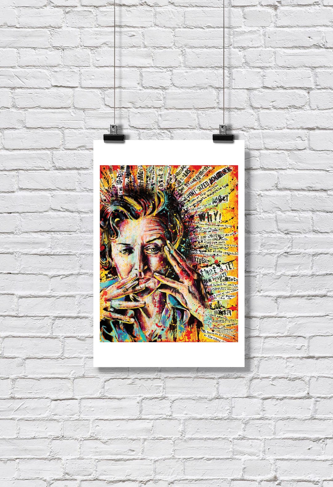 Print 12x18" - Anne Sexton - Queen of This Condition - Poet Poetry ...