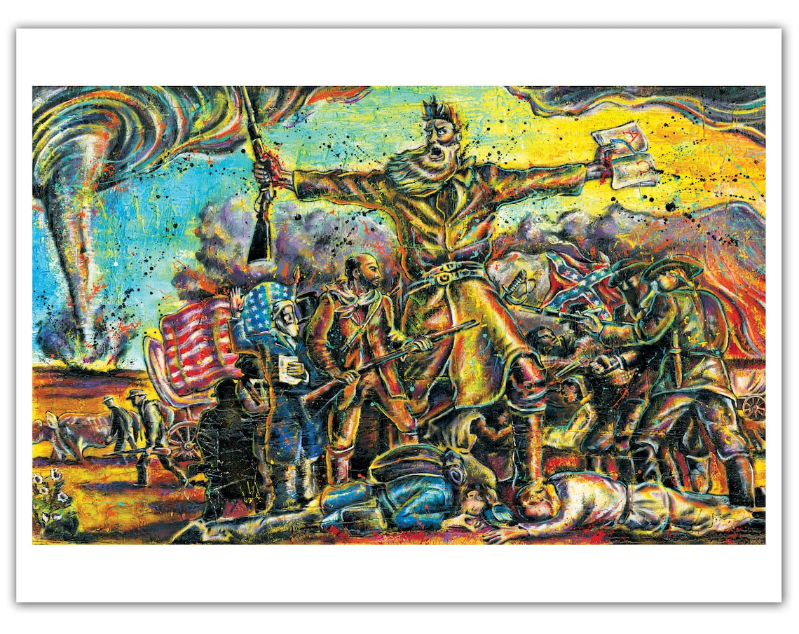 Poster Print 24x18 John Brown Tragic Prelude - Etsy