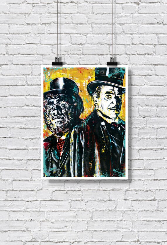 Poster Print 18x24 Dr. Jekyll and Mr. Hyde Classic | Etsy