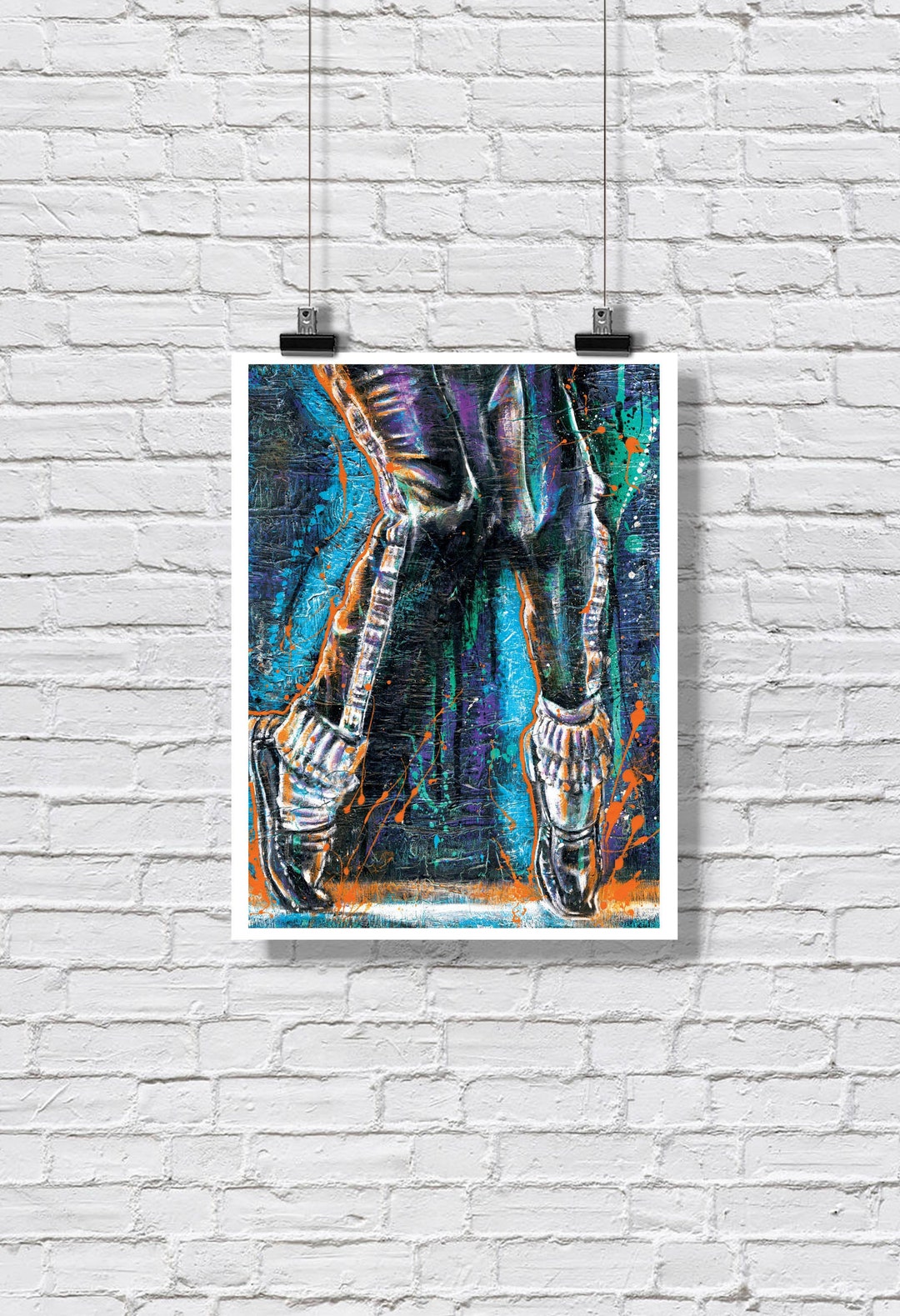 Poster Print 18x24 Michael Jackson King of Pop Dancing Music Pop Music ...