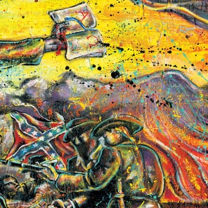 Print 18x12 John Brown Tragic Prelude Revisited Bleeding Kansas ...