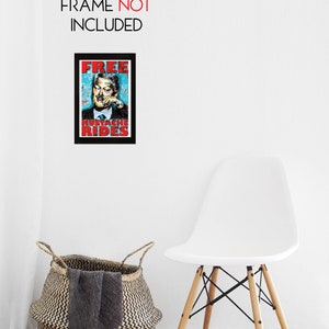 Print 12x18" - Bill Clinton - Free Mustache Rides - Bubba Democrat ...