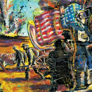 Print 18x12 John Brown Tragic Prelude Revisited Bleeding Kansas ...